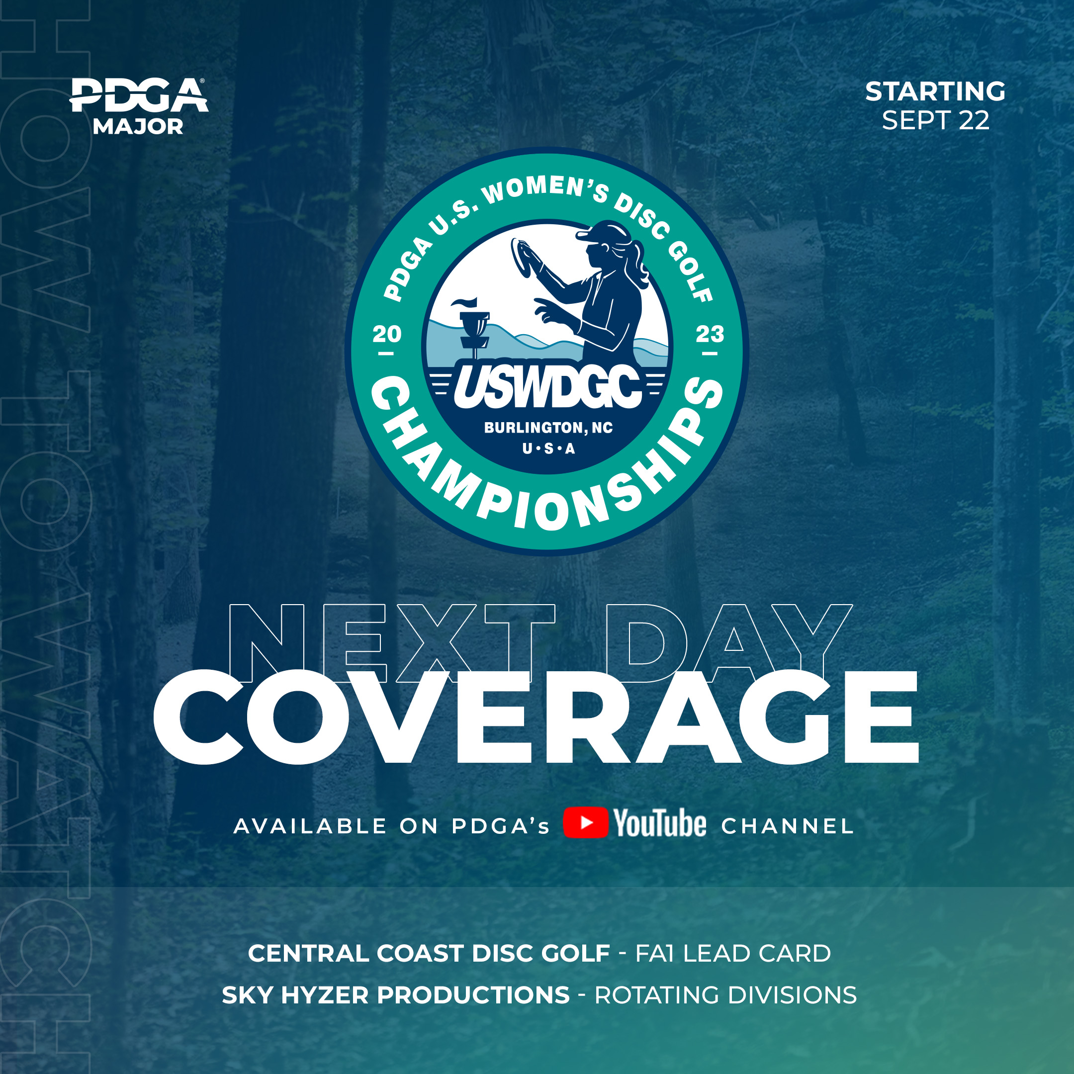 2023 Uswdgc Scores And Coverage Professional Disc Golf Association